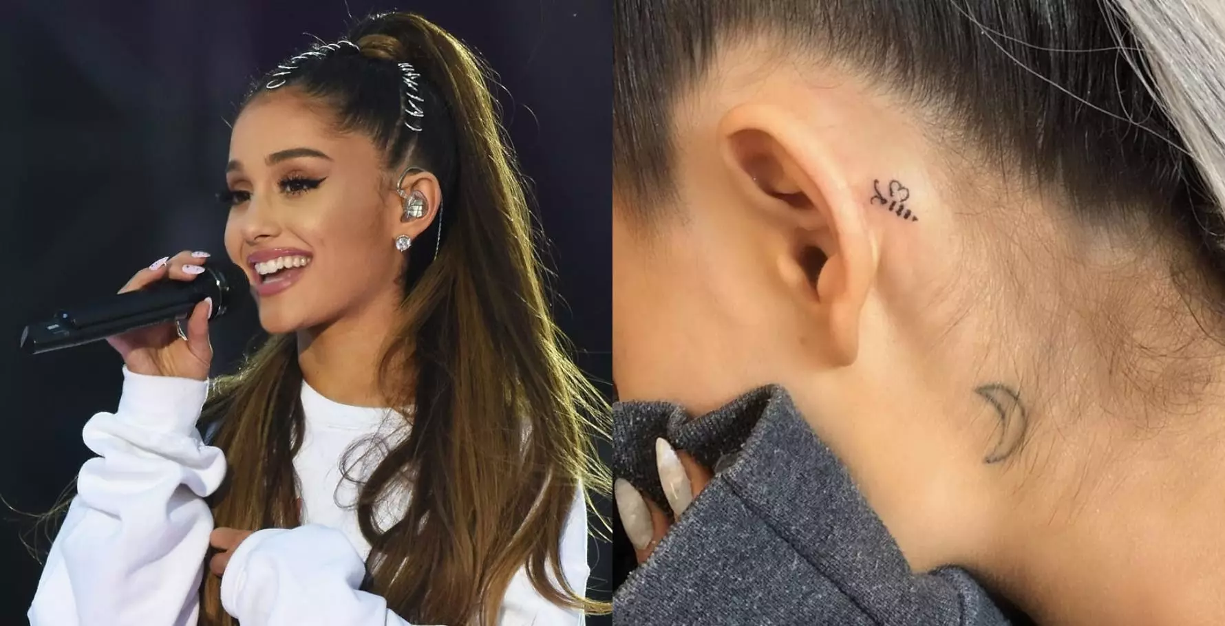 As tatuaxes de Ariana Grande e o que significan 3242_0