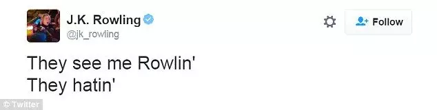 15 de na Nóiméid Twitter is Fearr le JK Rowling 3364_3