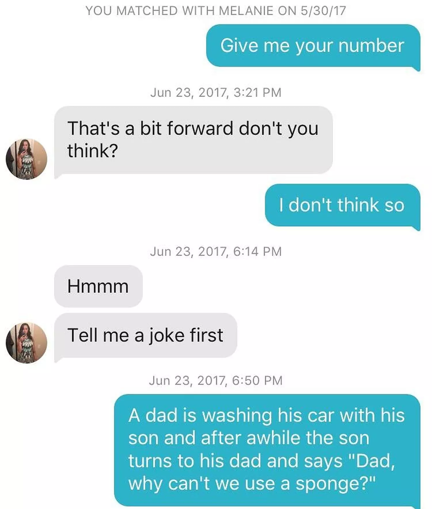 10 Linja qesharake Tinder Pick Up që funksionojnë gjithashtu si shaka të babait 539_10