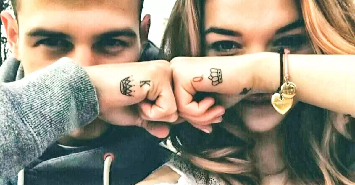 E tij dhe e saj: 20 tatuazhe për çifte që duhen bërë me Boo 6579_2